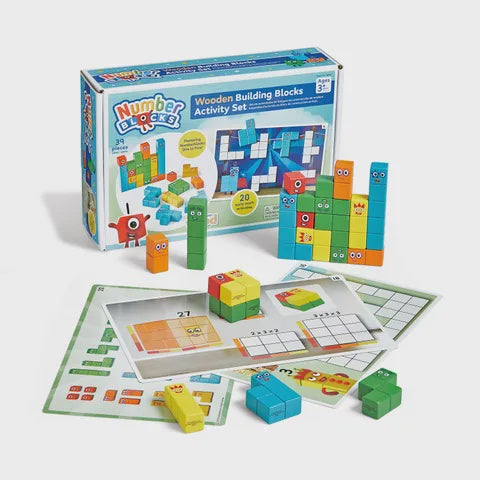 Numberblocks® Wooden Building Blocks Activity Set – Sensory Kingdom