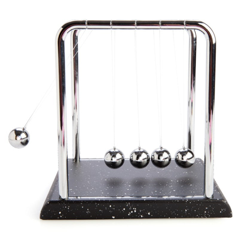 Newton's Cradle with Marble-look Base – Sensory Kingdom