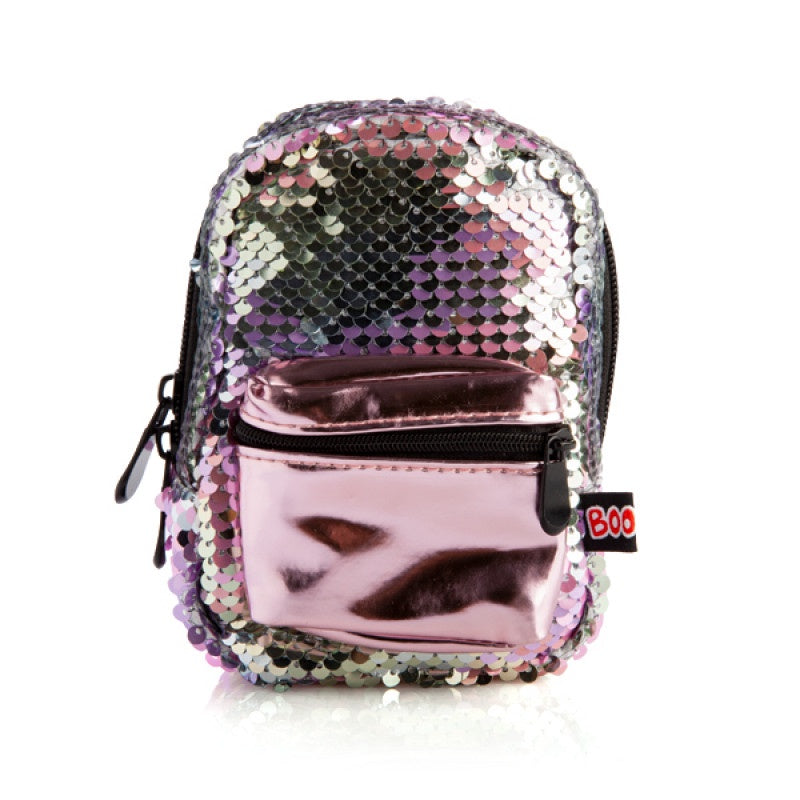 BooBoo Backpack Mini - Pink Sequins – Sensory Kingdom