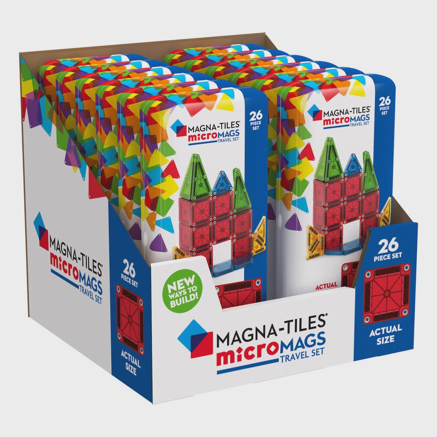 MAGNA-TILES - microMAGS Travel Set - 26 Piece Set – Sensory Kingdom