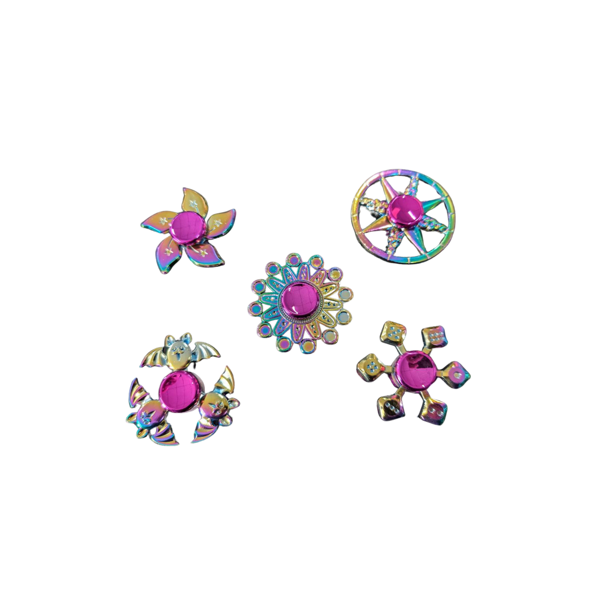 Oil Slick Metal Fidget Spinner - Varieties – Sensory Kingdom