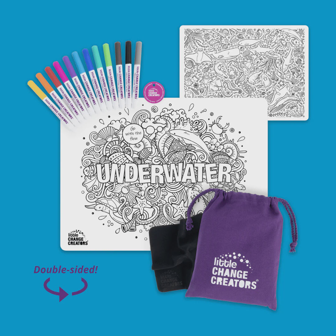 Re-FUN-able™ Colouring Set - UNDERWATER – Sensory Kingdom