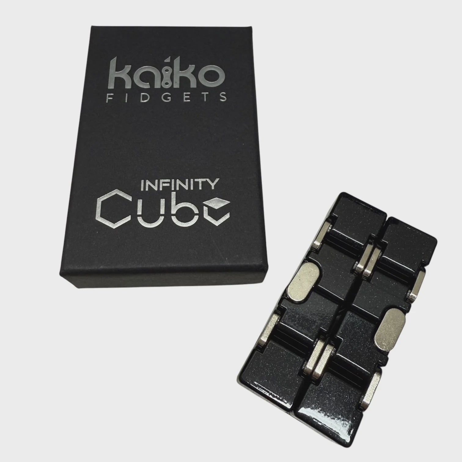 BLACK Metal Infinity Cube Fidget by Kaiko Fidgets – Sensory Kingdom