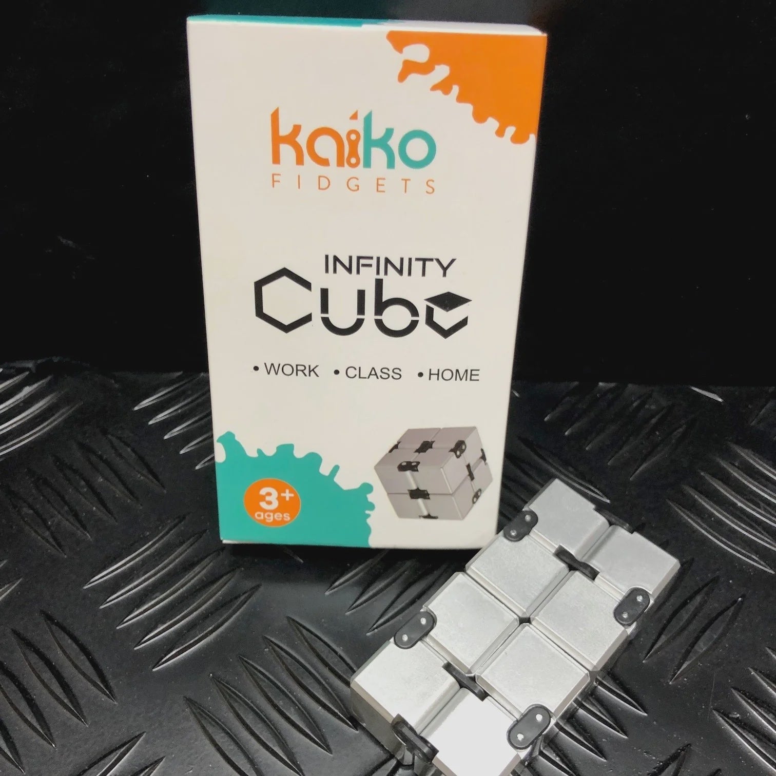 Silver Infinity Cube Fidget by Kaiko Fidgets – Sensory Kingdom