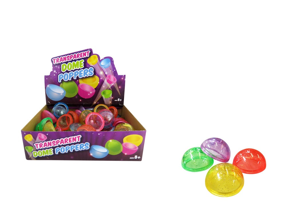 Dome Popper Transparent 45mm – Sensory Kingdom